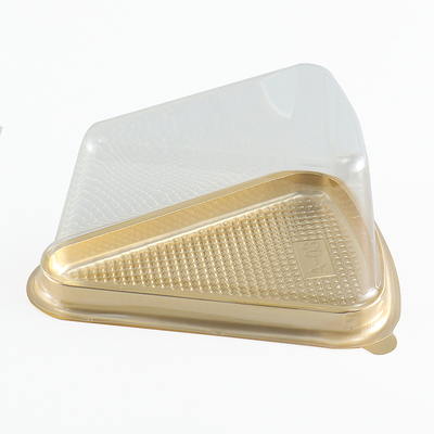 A03西点三角形蛋糕盒6/8寸切件吸塑盒A02千层慕斯透明塑料盒100套