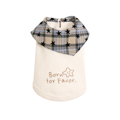 秋季学院风狗宠物背心