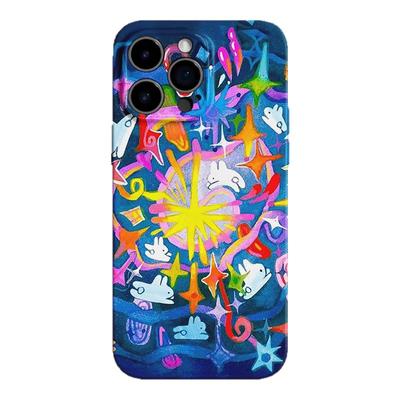 【迷幻梦核美学】油画兔子手机壳