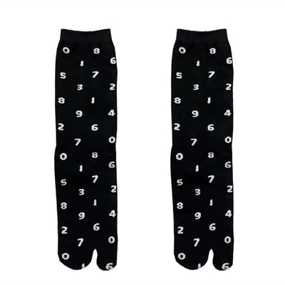 日本和风高筒人字拖二趾袜