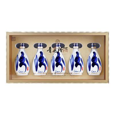 白酒53度青花30汾酒150ml*5瓶