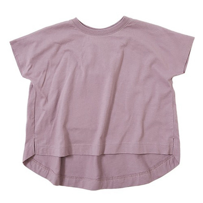 纯棉透气不对称燕尾服短袖T恤