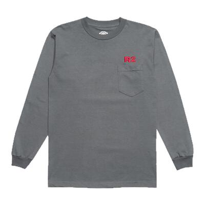 ROUNDTWO口袋设计长袖T恤