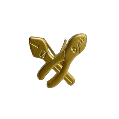 新复刻55式技术符号铜合金配件纪念品金边红领章羊毛呢布影视道具