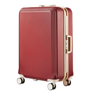 广州军刀纯PC万向轮结婚行李箱