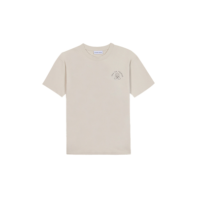 MAISON LABICHE设计师品牌LOOKNOW2025年秋季新款白色棉质短袖T恤