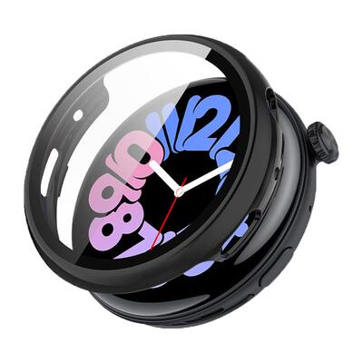 适用于vivowatch5保护壳全包防摔壳膜一体钢化膜新款保护壳watch5表盘防刮高清全覆盖智能手表套贴膜vivo配件