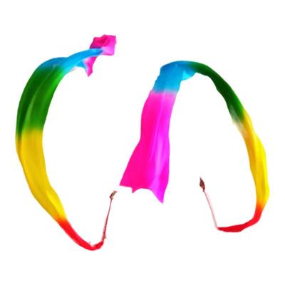 彩带开场舞景博彩绸舞蹈飘带幼儿