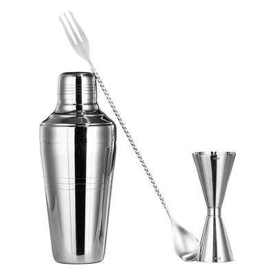 304不锈钢日式调酒三段式三件套