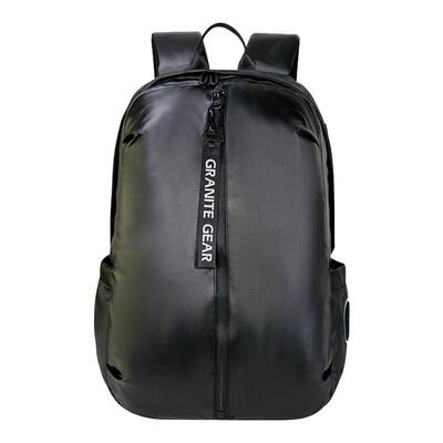 花岗岩大容量简约男女双肩包