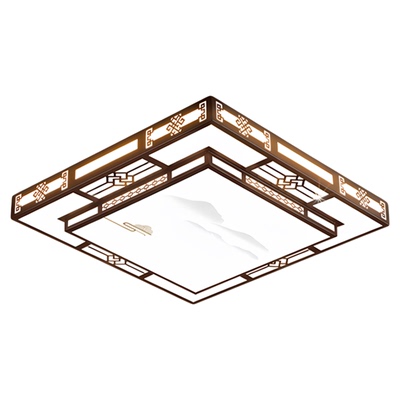 大灯客厅新中式国风山具13