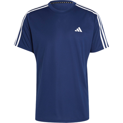 Adidas/阿迪达斯正品当季新款男士经典三条杠运动T恤IB8152