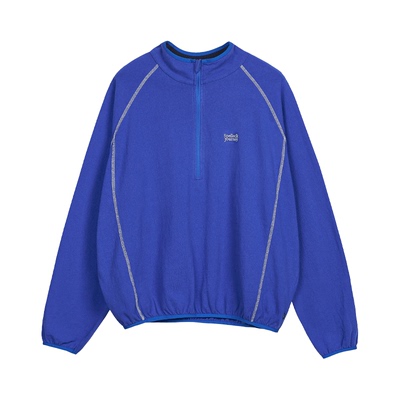 SPELLEDIT包边半拉链卫衣