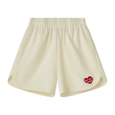 ei童装女童休闲短裤纯色简约