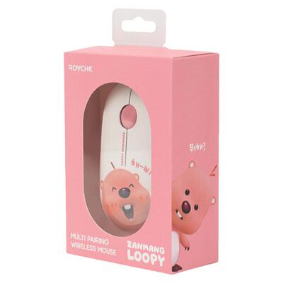 Loopy海狸电脑蓝牙鼠标静音双模