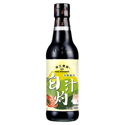 珠江桥牌白灼汁酱油300ml*12瓶
