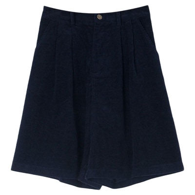 About Passion · 法式灯芯绒短裤早秋新款复古百搭通勤休闲裤