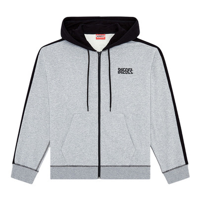 Diesel迪赛男士连帽卫衣外套