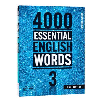 进口原版 2019新版 4000 Essential English Words 3级别 常见词英语单词词典 正版小学英语单词教辅书 适用英语单词词典