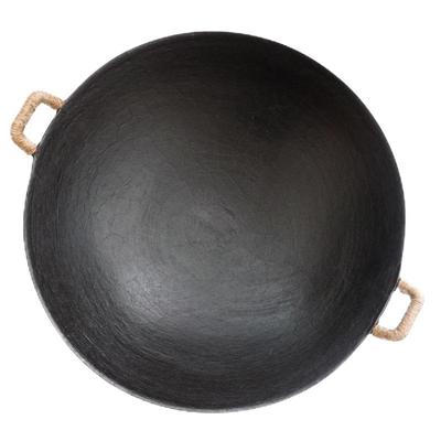 章丘铁锅官方旗舰店广口铸铁炒锅