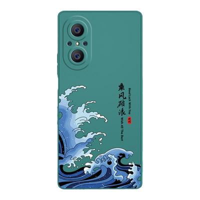 中国风适用华为WIKO5G手机壳LFT一AN00液态硅胶WLKO智选套LFTANOO新款anoo唯科LFTAN男女viko国潮w1ko复古风