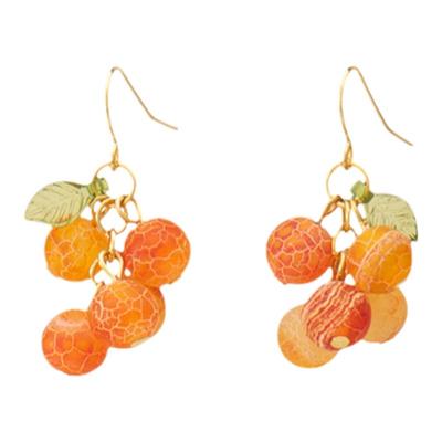 IPINK夏日小清新串珠橘子女