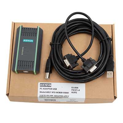 兼容西门子编程电缆s7-200/300plc mpi下载线6ES7 972-0CB20-0XA0