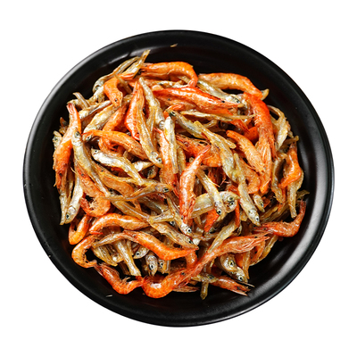 小鱼小虾混装湖南淡水虾干小鱼干