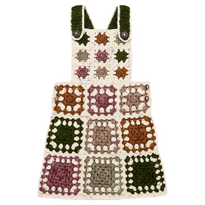 7Z Misha Puff FW24秋冬儿童pima棉上衣针织背带裙