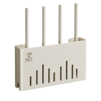 束丰家居无线路由器上墙放置物架