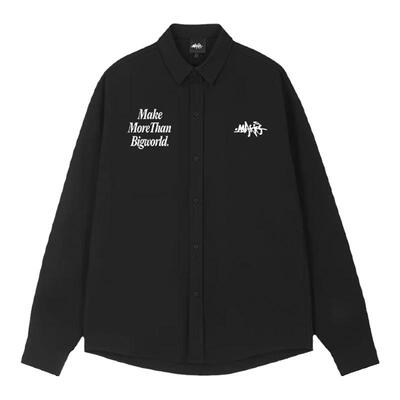 Makemore多匝线刺绣质感衬衫外套