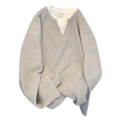 小尼力复古亨利领长袖T恤