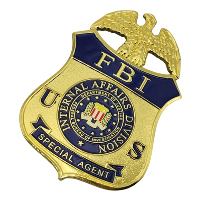 FBI金属徽章证件卡套军迷收藏