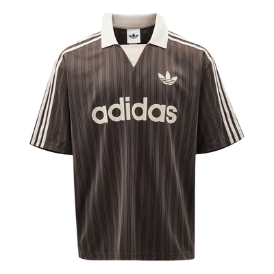 adidas阿迪达斯三叶草球衣风POLO衫T恤2026秋男短袖上衣 LF9218