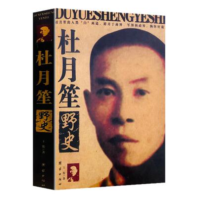 杜月笙野史杜月笙传中国历史人物传记民国枭雄杜月笙全传人心至上畅销小说历史人物名人传记畅销书籍正版