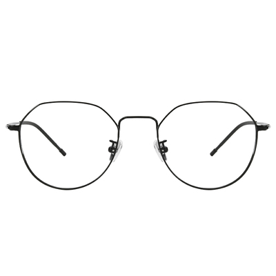 全框纯钛近视眼镜椭圆复古文艺