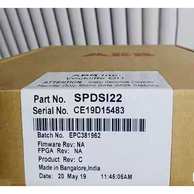 议价ABB卡件模件SPDSI22 DS122