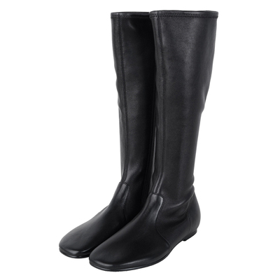 IORE理想矿石弹力包腿平底及膝靴