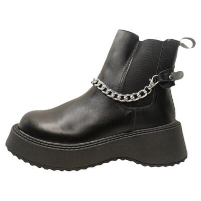 ANN and SAM 帅爆马丁靴骑士靴松糕增高加绒保暖秋冬短筒