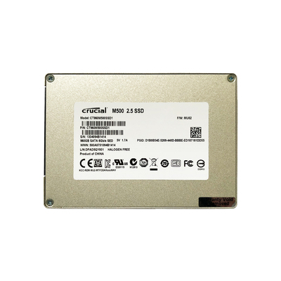 镁光M500 240G 480G 960GB SATA企业级MLC固态硬盘笔记本台式电脑