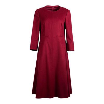 FUFEN福芬新款羊毛连衣裙修身简约气质裙子商场同款LY-18228