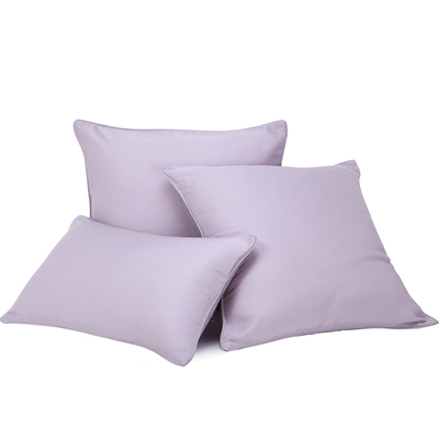 兰精天丝欧式简约纯色枕套定做