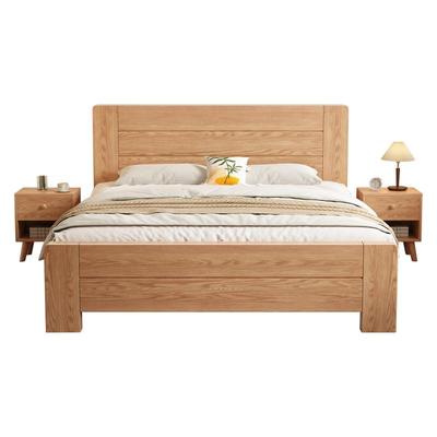 实木床1米8双人床1.5米橡木床