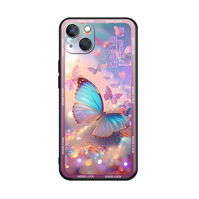 luckrider适用于iphone13手机壳苹果l3好看平果13唯美iphne13梦幻萍果13网红A2634软a2634女品果13硅胶ipone1