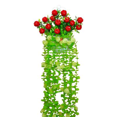 墙面装饰花藤假花壁挂摆设花草