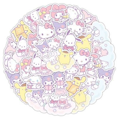 正版三丽鸥贴纸hellokitty凯蒂猫