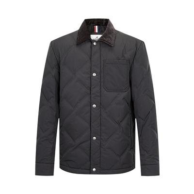 伦德马男士翻领羽绒服