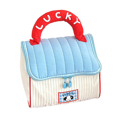 可爱房子化妆包大容量女便携旅行