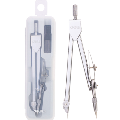 得力8601圆规套装学生文具绘图