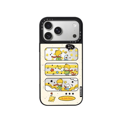 MASFEIL× 小王子星途适用iPhone17Promax手机壳新款ip15磁吸带支架苹果16Pro套Jo5镜面好看高级感13pm全包14